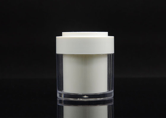 Small Empty Clear Plastic Pet Jars And Bottles / Plastic Cosmetic Bottles