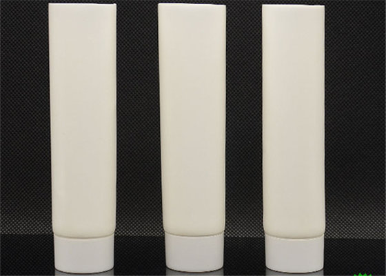 Matte Glossy Empty White Cosmetic Plastic Storage Tube For Face Wash Cream