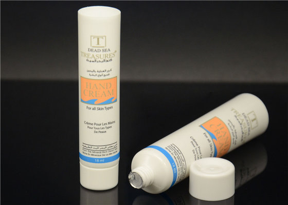 Recycled 2 Layers Plastic Cosmetic Tubes Packaging With Screw On Cap