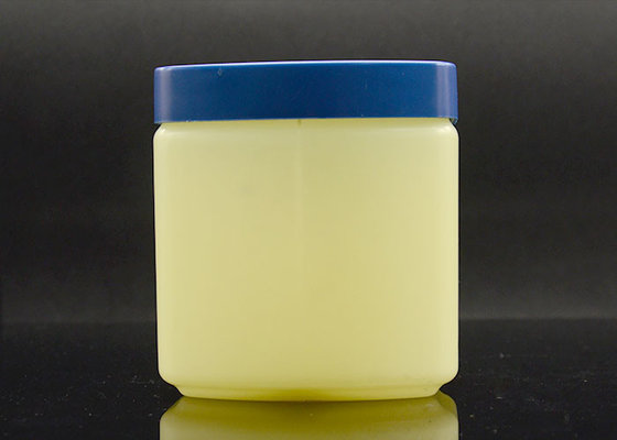 Customized 450ml vaseline jar Plastic Containers For Cosmetics , , Yellow