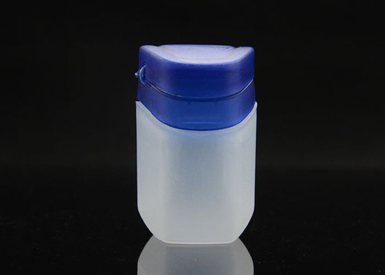 Clear and Blue PP Plastic Cream Jars 50ml Vaseline container with flip cap