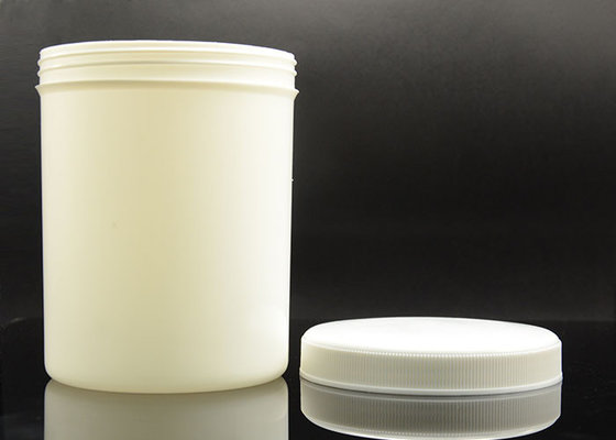PET Plastic 1000ml Medical wide mouth mason jar with Silk Screen printing