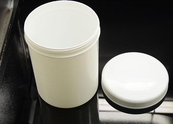 PET Plastic 1000ml Medical wide mouth mason jar with Silk Screen printing