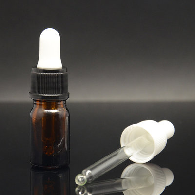 5ml empty essential oil bottle with tamper evident pipettee