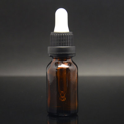 15ml glossy amber dropper bottles Eco Friendly Cosmetic Containers