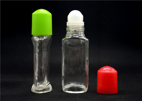 Decorative Recycled Glass Roll On Bottles 118g OEM ODM / Roll On Perfume Bottle