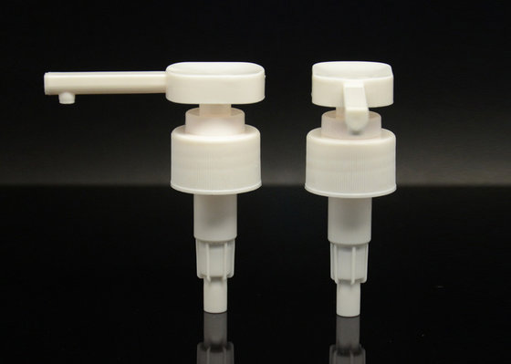 Customized White PP plastic Lotion Dispenser Pump with long nozzle
