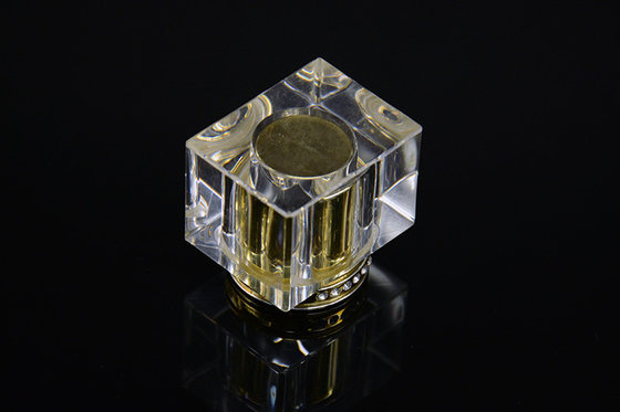 golden plating crystal Cosmetic Bottle Caps For Beauty Product