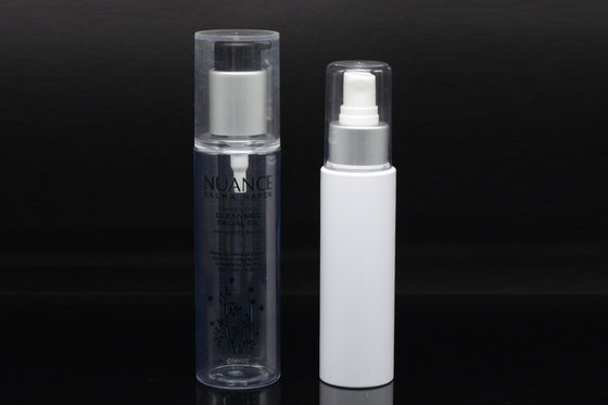 Clear 4 OZ PET Empty Cosmetic Bottles Small Lotion Containers 120ml