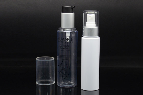 Clear 4 OZ PET Empty Cosmetic Bottles Small Lotion Containers 120ml