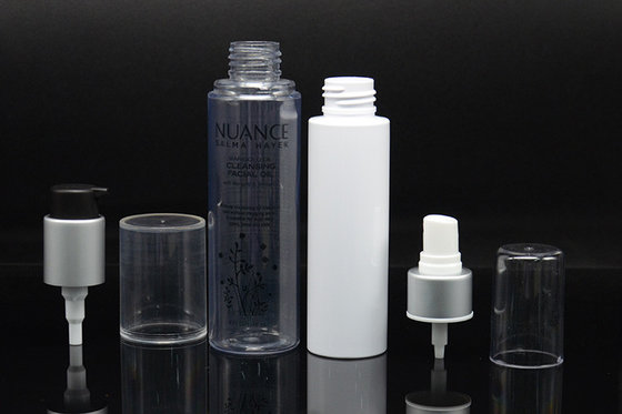Clear 4 OZ PET Empty Cosmetic Bottles Small Lotion Containers 120ml