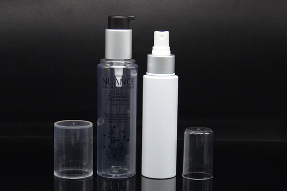 Clear 4 OZ PET Empty Cosmetic Bottles Small Lotion Containers 120ml