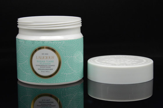 10oz / 16oz Clear Plastic Jars for Cosmetics , Cream Jars Cosmetic Packaging