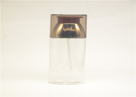 Convenient Cosmetic Gold Silver Foam Pump Bottle , Facial Foam Cleaner Bottle
