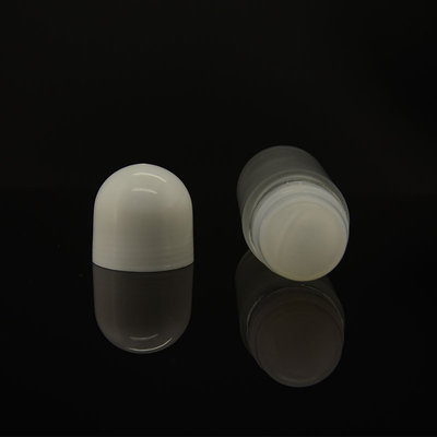 50ml Fogging Glass Roll On Deodorant Empty Bottle With PP Cap And Holder