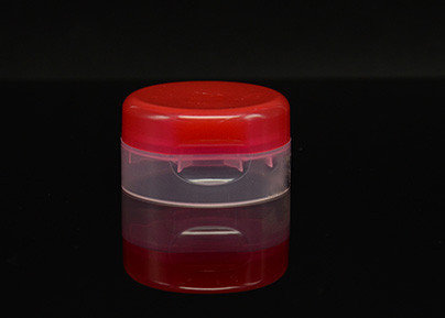 Custom made Red cosmetic bottle caps for Lotion Tube Containers