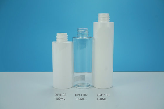 PET Transparent Empty Cosmetic Bottles 120ml Storage For Skin Care