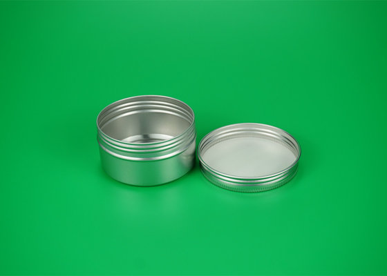Silver Aluminum Jars