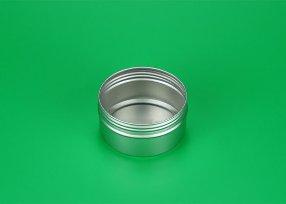 Silver Aluminum Jars