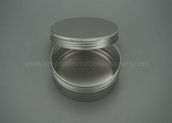 Silver Frosted Empty Aluminum Cosmetic Packaging Recyclable 250G