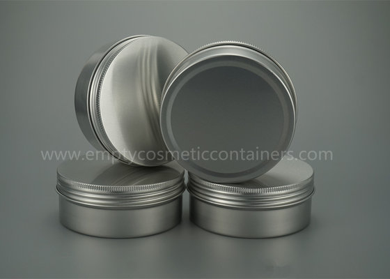 Silver Frosted Empty Aluminum Cosmetic Packaging Recyclable 250G