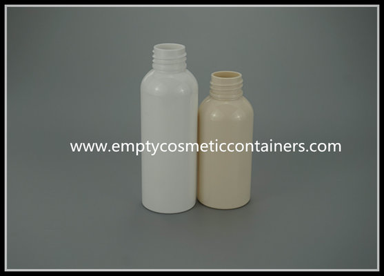 Clear Round Plastic Cylinder Bottles with Flip Top Cap 110ml PET