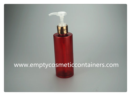 200Ml Red Empty Travel Size Bottles / Travel Toiletries Bottles
