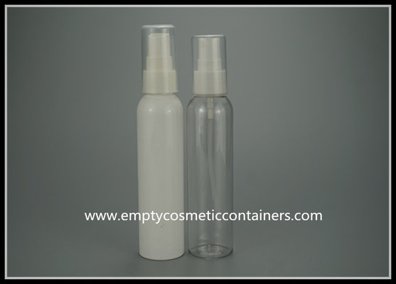 Large Clear Plastic Cylinder Bottles Cosmetic Packing Recyclable