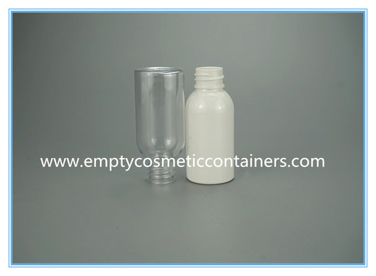 Lotion 40ml Clear Plastic Cylinder Containers Packaging Eco Friendly