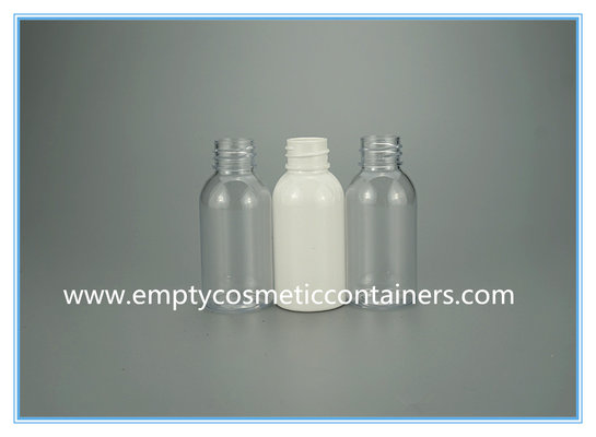 Lotion 40ml Clear Plastic Cylinder Containers Packaging Eco Friendly