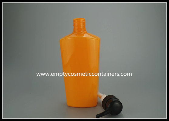 Orange 500ml Plastic Pump Bottles Corrision Resistant Pump Sprayer