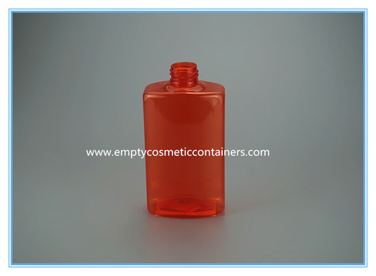 Red PET Plastic Pump Bottles 250ml Customized for Mouth Wash Packing