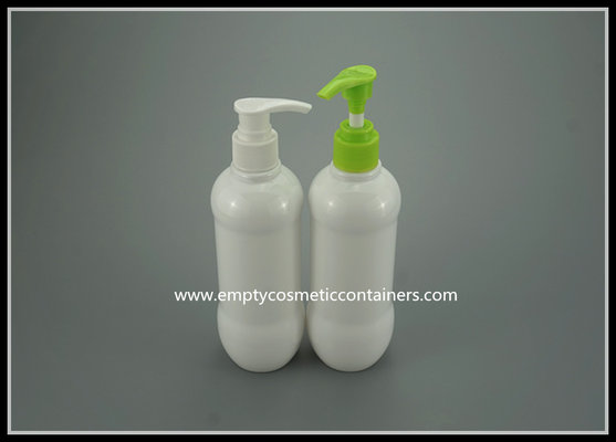 300ml White Empty Plastic Pump Bottles for Shampoo , Pump Spray Bottle
