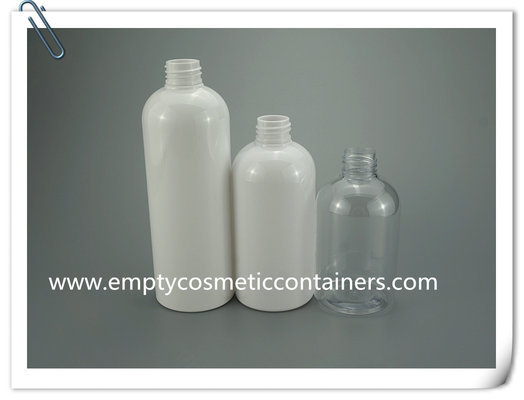 200ml Clear Plastic Empty Pump Bottles Cylinder Screen Printing