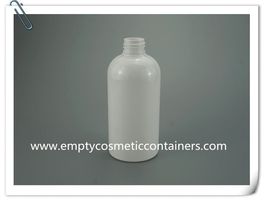 250Ml White Personal Lotion Plastic Dispenser Bottles With Pump