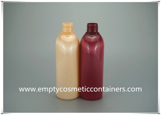 Apricot / Red Rose Shampoo And Conditioner Pump Bottles With Cap 300Ml
