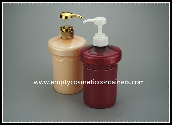 65G Acrylic 650Ml Empty Plastic Pump Bottles For Shampoo Refillable