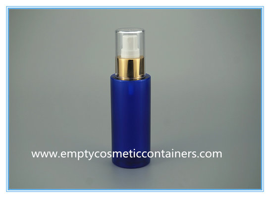 100Ml Blue Plastic Trigger Spray Bottles , Atomizer Spray Bottle