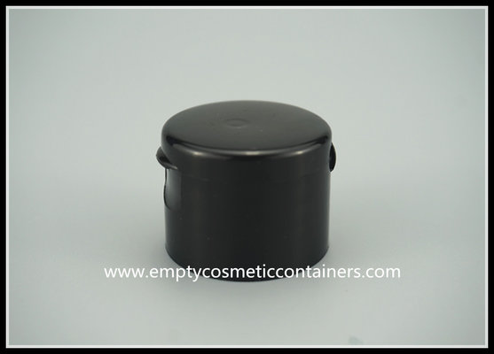 Body Lotion Bottle PET Bottle Caps Flip Top Black No Leakage