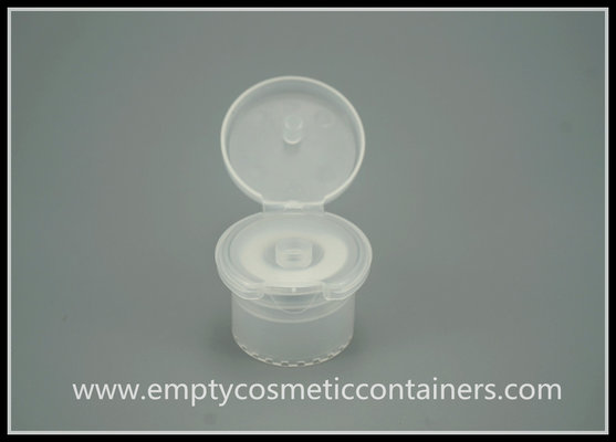 Clear Plastic Flip Top Caps For Bottles , 30Mm Height Recycled Bottle Caps
