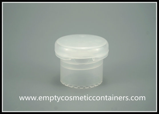 Clear Plastic Flip Top Caps For Bottles , 30Mm Height Recycled Bottle Caps