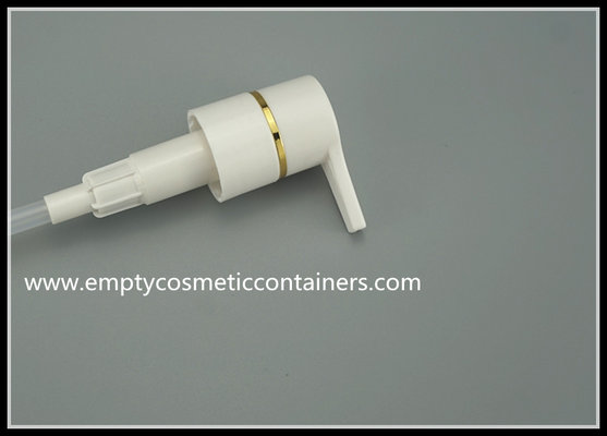 Customized White Plastic Bottle Pumps / Shampoo Dispenser Pump