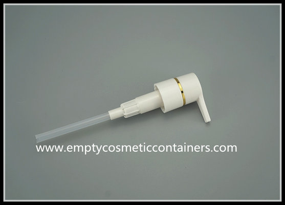 Customized White Plastic Bottle Pumps / Shampoo Dispenser Pump