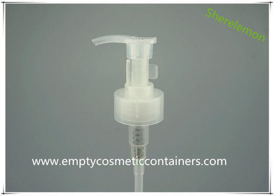 Clear Pp Screw Lotion Bottle Pumps , High Pressure Screw Pump
