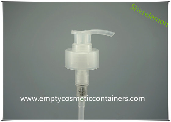 Clear Pp Screw Lotion Bottle Pumps , High Pressure Screw Pump