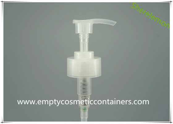 Clear Pp Screw Lotion Bottle Pumps , High Pressure Screw Pump