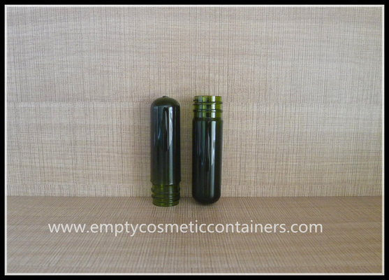 Dark Green Water Bottle Preforms Neck Size 24mm For Cosmetic Bottle
