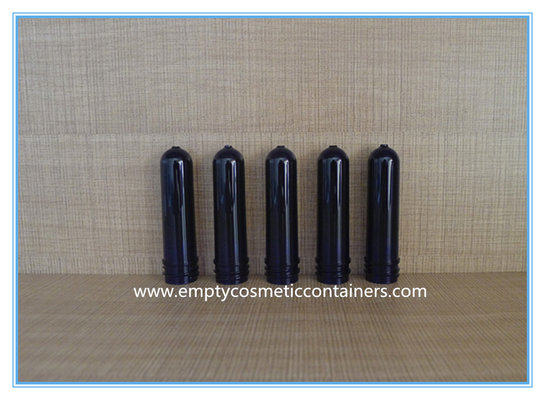 Black PET Bottle Preform with Screw Cap for Cosmetic Packing Bottle