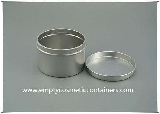 Portable 80 Ml White Aluminium Cosmetic Jars For Hair Care Cream