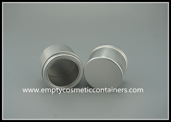 Hand Cream 60ml Aluminum Jars Empty Cosmetic Pots with PET Window